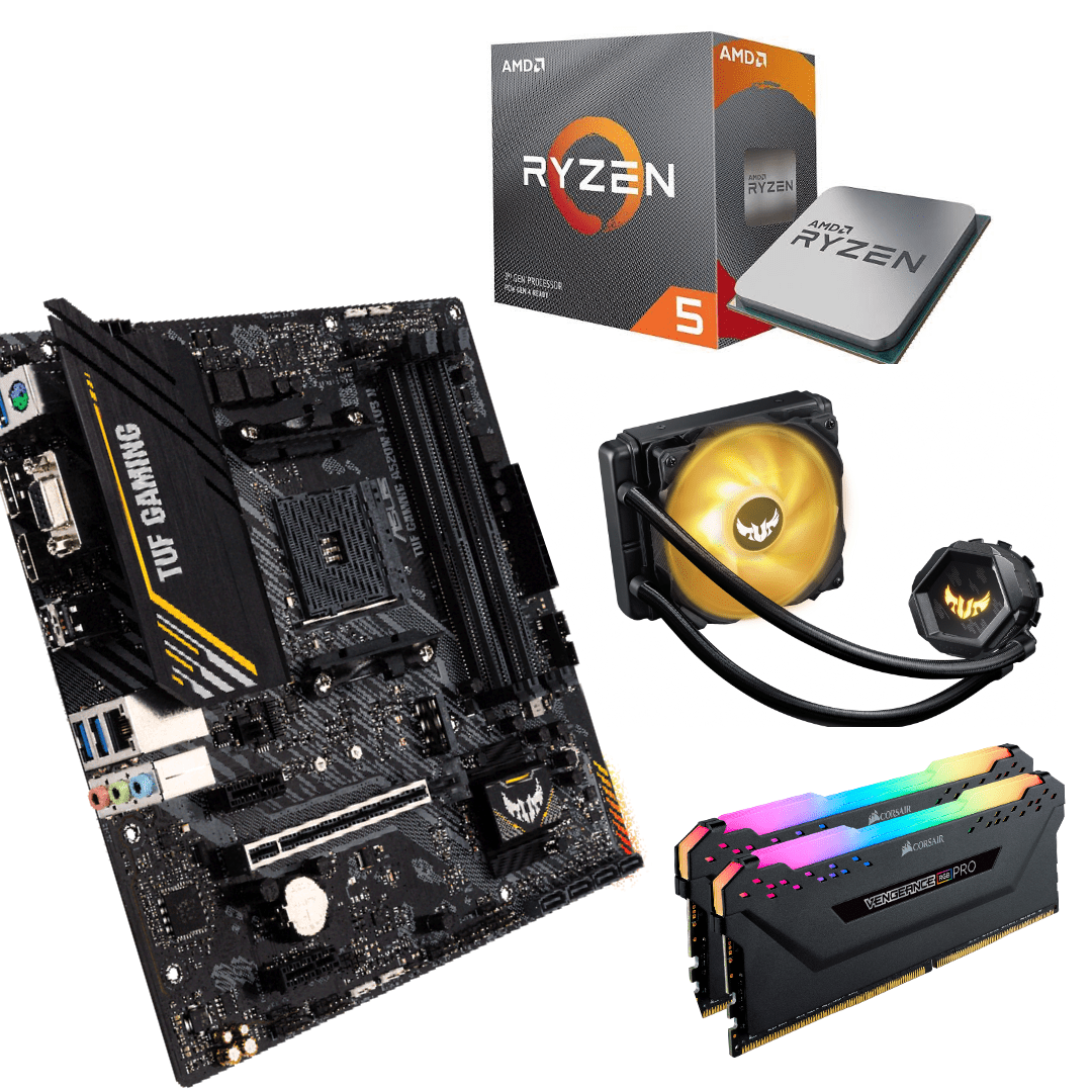 AMD Upgrade kit Ryzen - 5 3600 - Corsair RGB PRO SL RGB Ram