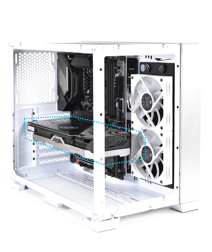 Lian-Li O11 Dynamic Mini White Case - EKD Online