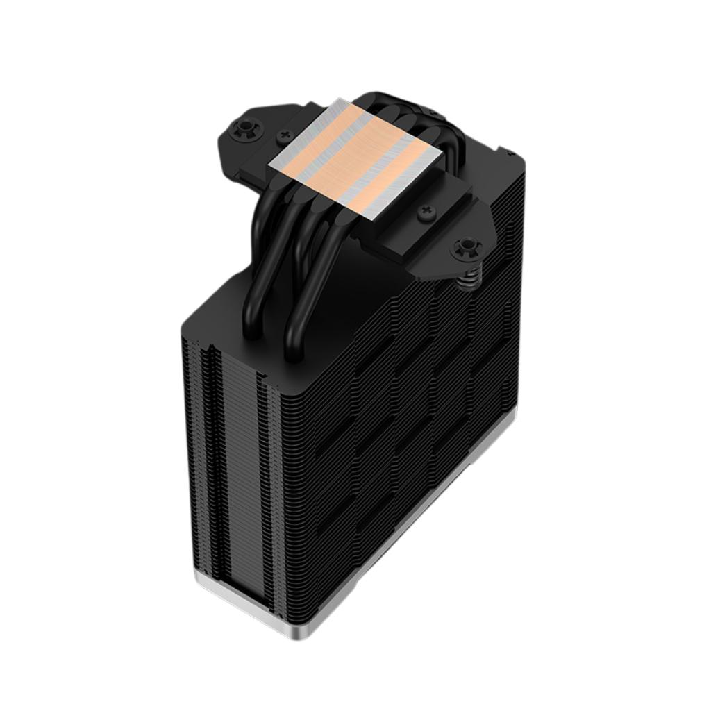 DeepCool AK400 ZERO DARK PLUS Dual 120mm Tower CPU Air Cooler - Black ...