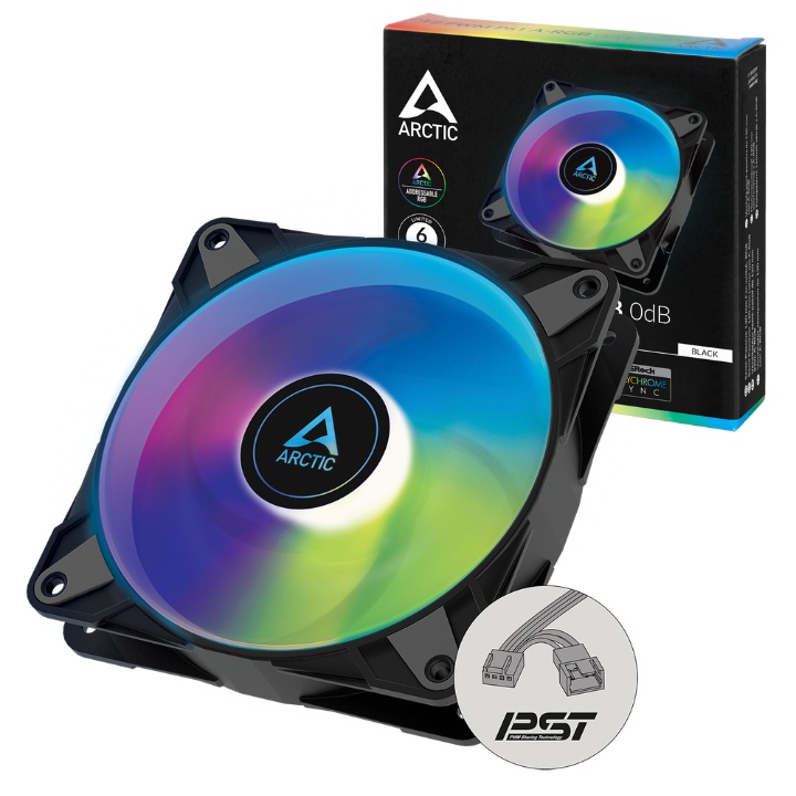 ARCTIC ACFAN00231A P12 PWM PST 120mm ARGB Case Fan - Single Pack - EKD ...