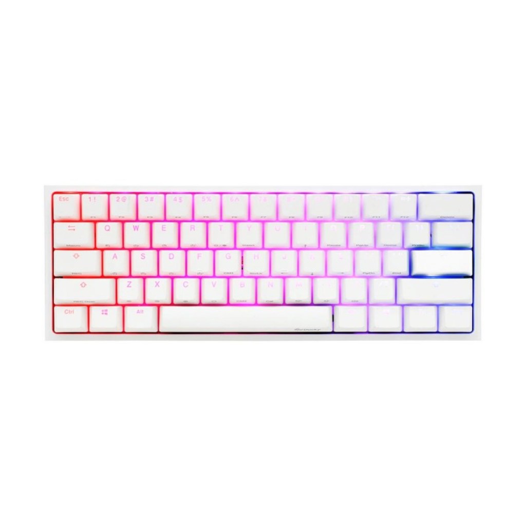 Ducky One 2 Pro Mini 60% Cherry MX Red Clicky PBT Double-Shot ...