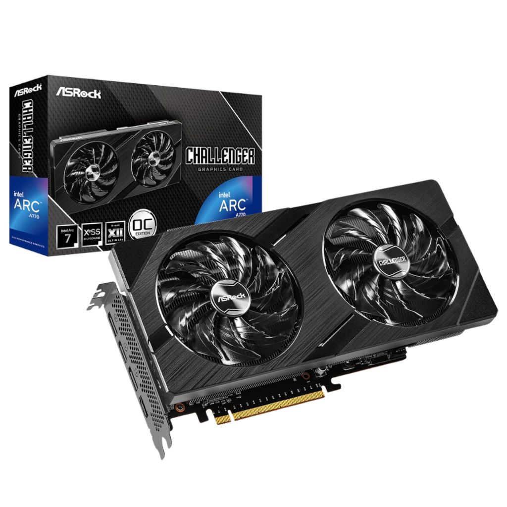 ASRock Intel Arc A770 Challenger 16GB OC GDDR6 Graphics Card - 90 ...
