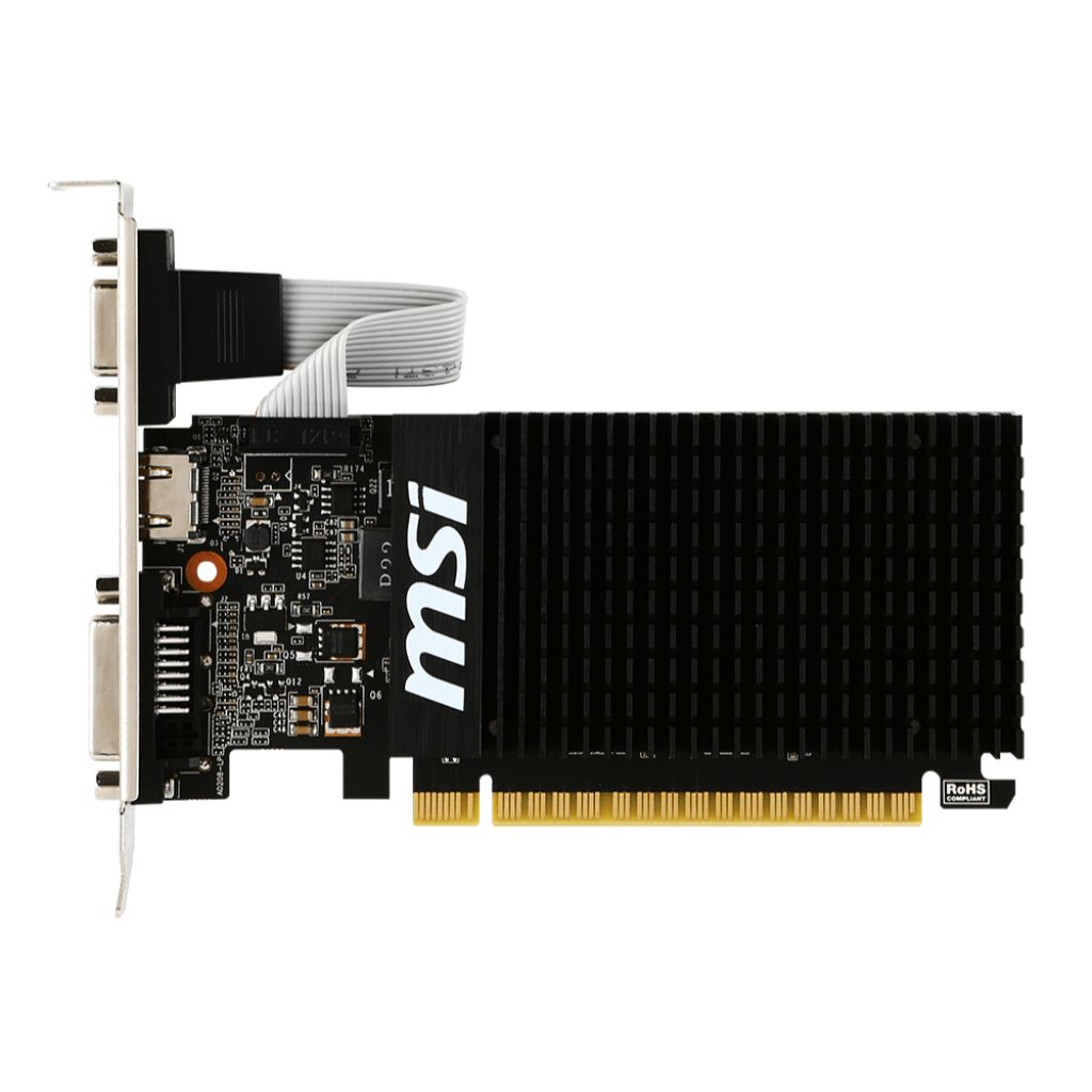 MSI GT 710 2GD3H LP GeForce GT710 2GB DDR3 1600MHz 64Bit PCI-E 2.0 ...