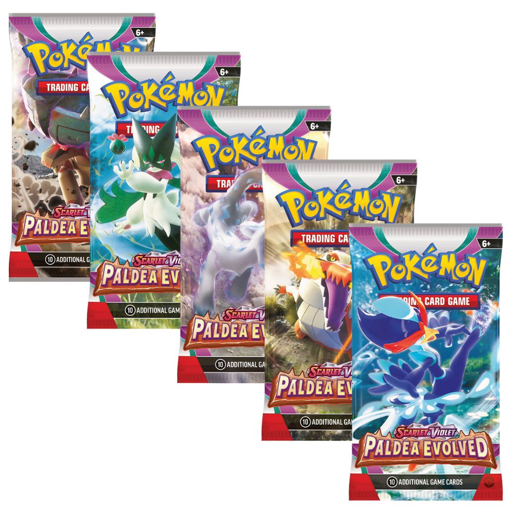 Pokemon: Scarlet & Violet 2 Sv2 TCG Paldea Evolved – Single Booster ...