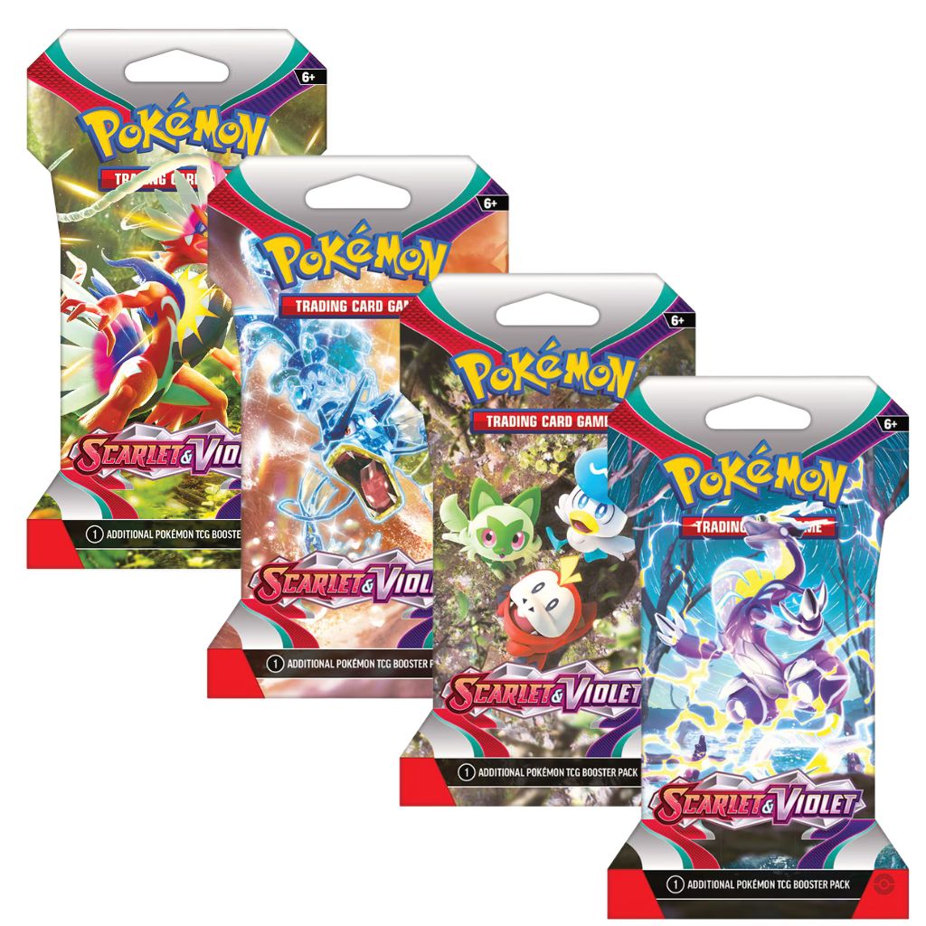 Pokemon: Scarlet & Violet 1 Sv1 TCG - Sleeved Booster Pack - EKD Online