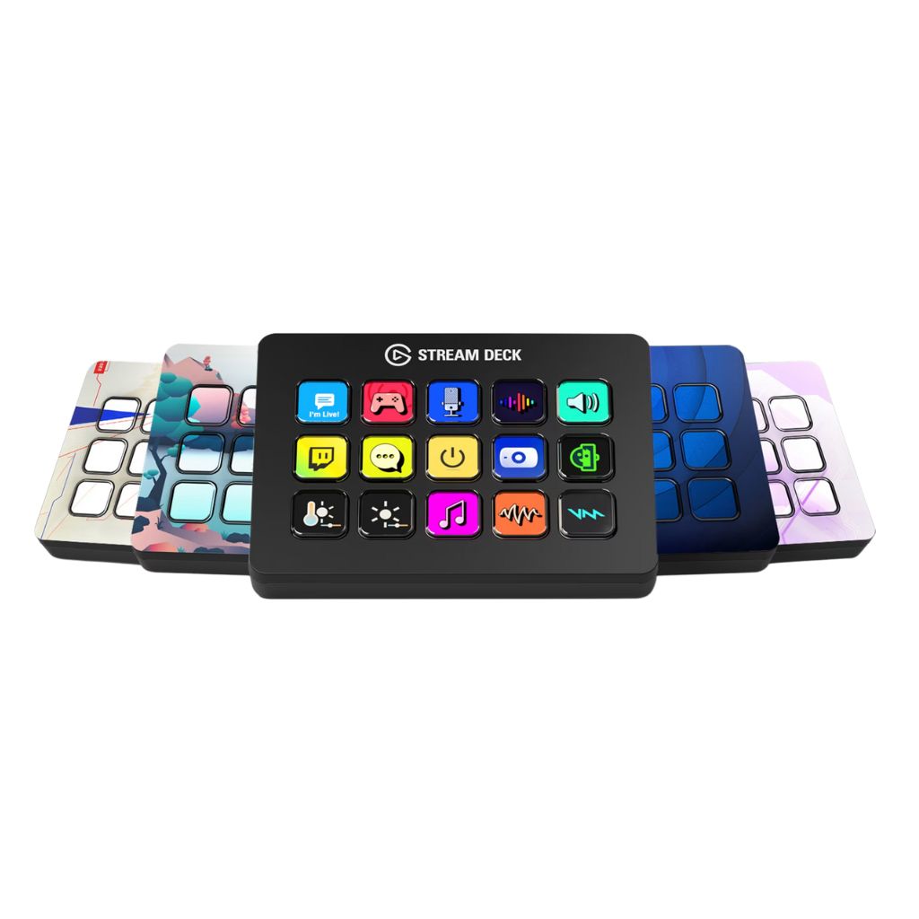 Elgato Stream Deck MK2 Black 15-Key LCD USB Stream Controller Keyboard ...