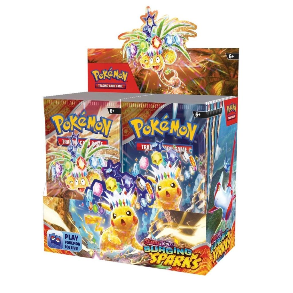 Pokemon: Scarlet & Violet 8 Sv8 TCG Surging Sparks – 36 Pack Booster ...