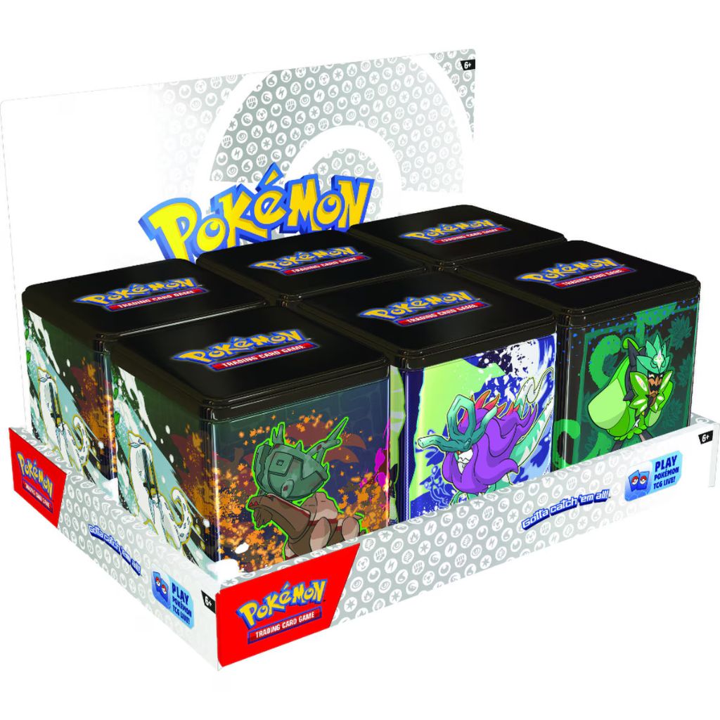 Pokemon TCG Box Stacking Tins 2025 - Special Release 6x Tins - EKD Online