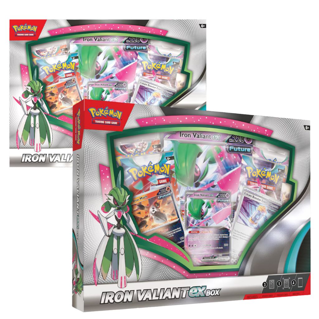 Pokemon TCG Iron Valiant / Roaring Moon Ex Box - Special Release ...