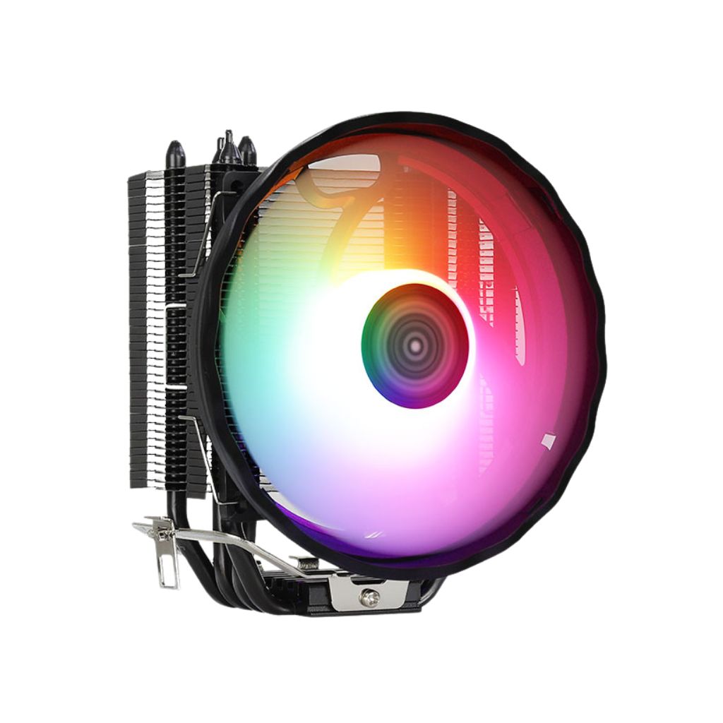 AeroCool Rave 4 ARGB PWM ARGB CPU Air Cooler - Black - EKD Online