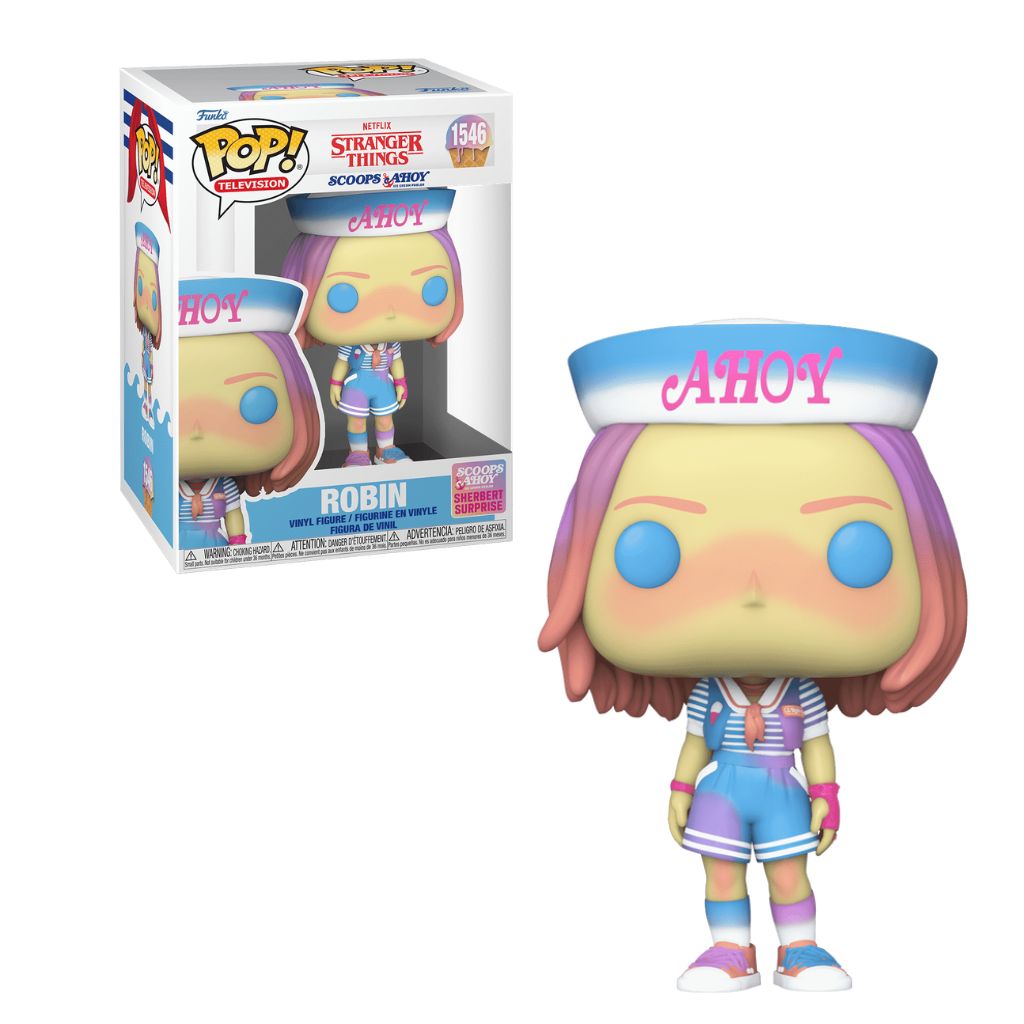 Funko Pop! Television: Netflix Stranger Things - Robin Buckley (Scoops ...