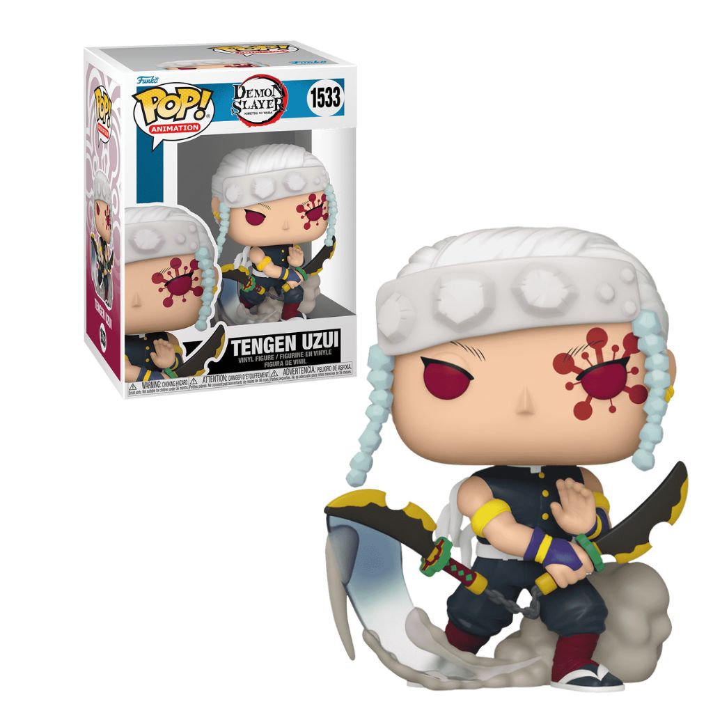 Funko Pop! Animation: Demon Slayer - Tengen Uzui with Nichirin Cleavers ...
