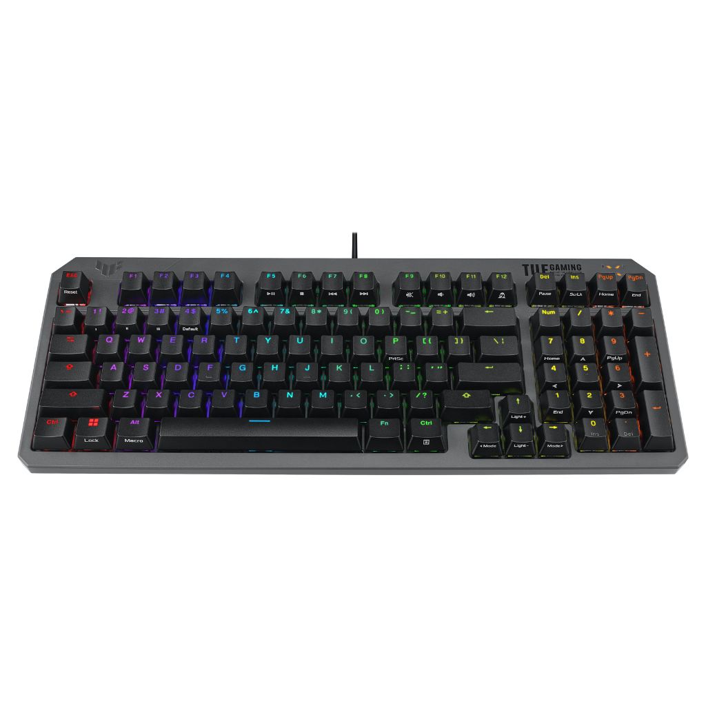 ASUS RA07 TUF Gaming K3 Gen II 96% Compact ARGB Red Switch Black Wired ...