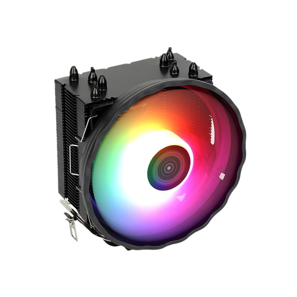 AeroCool Rave 4 ARGB PWM ARGB CPU Air Cooler - Black - EKD Online