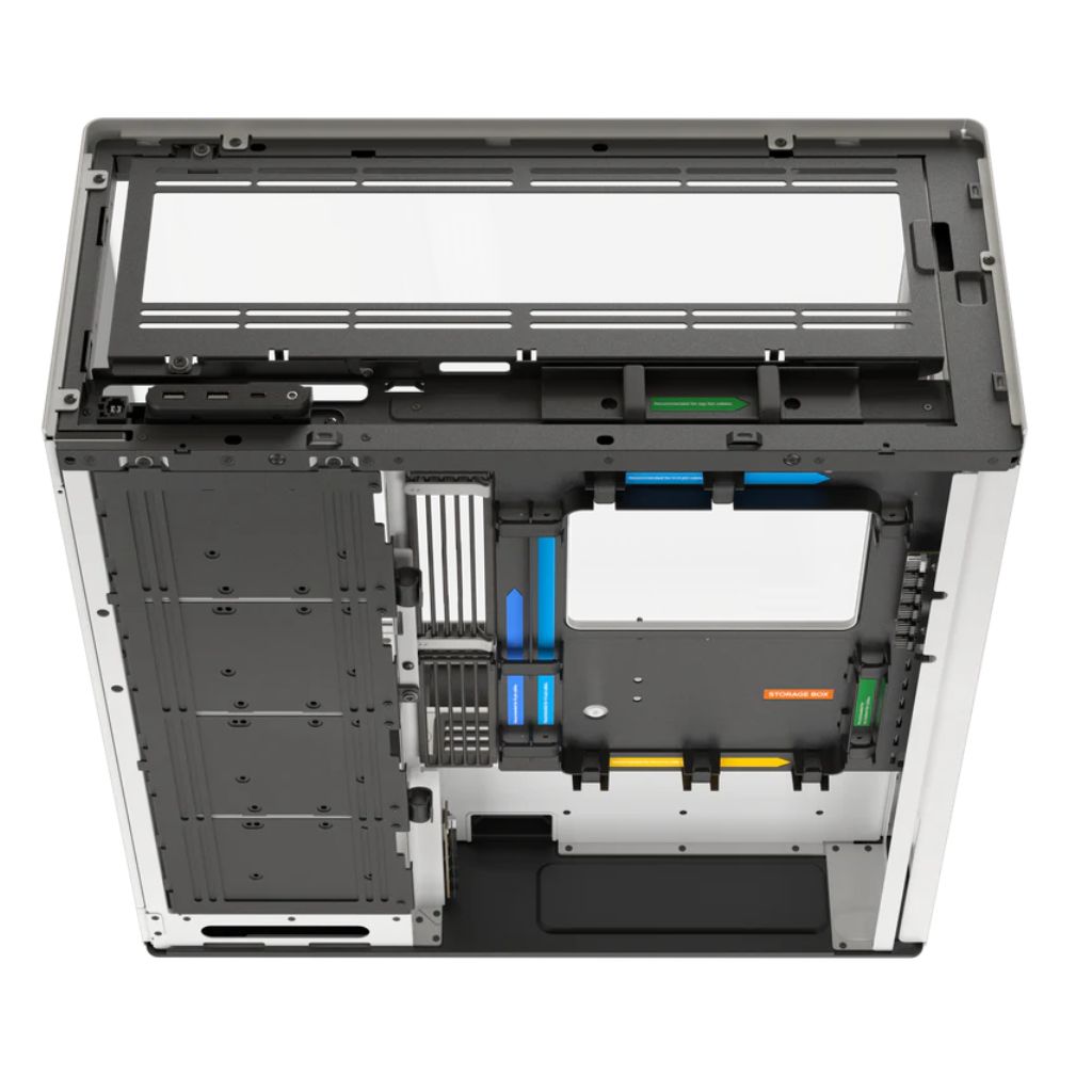 HAVN HS 420 Panoramic Tempered Glass Mid-Tower E-ATX Gaming Chassis ...