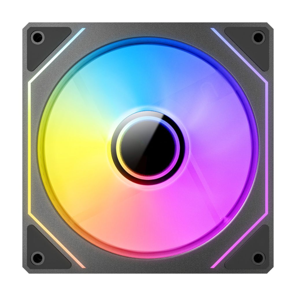 Antec VISION PWM 120mm ARGB Reverse Infinity Mirror Case Fan 3 Pack ...