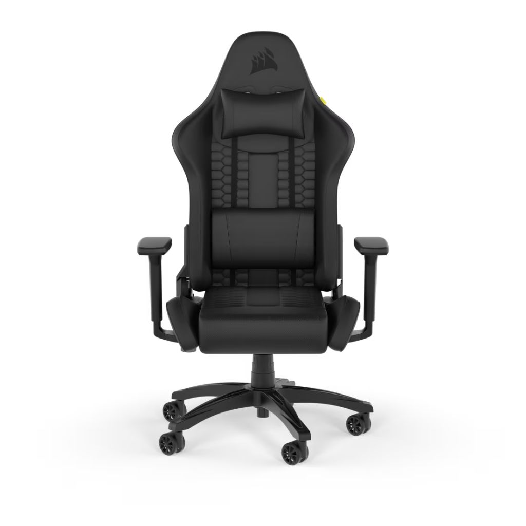 Corsair TC100 RELAXED Gaming Chair Leatherette Black/Black - CF-9010050 ...